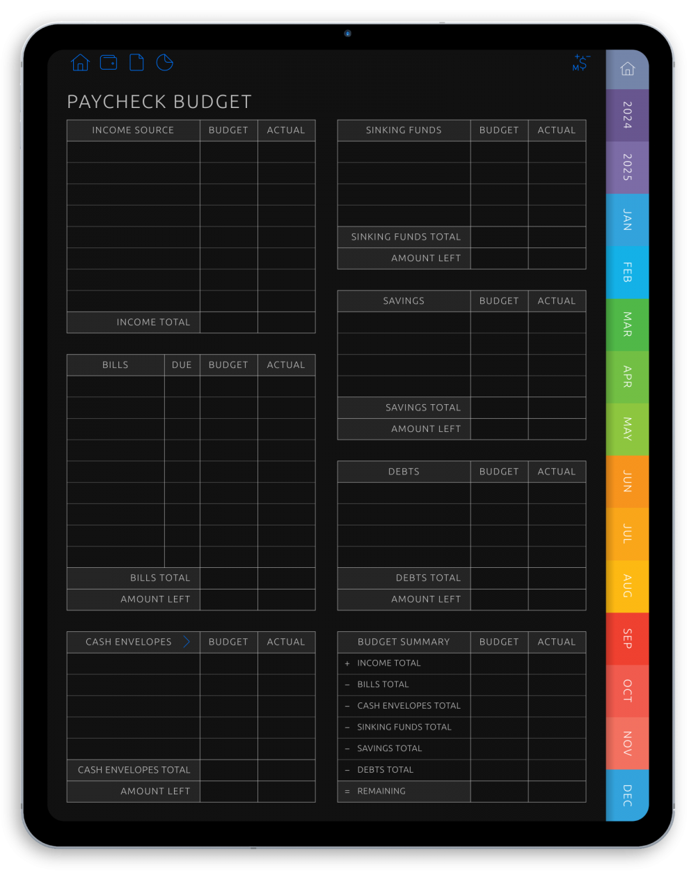 Digital Budget Planner PDF – Track Finances & Save Smarter