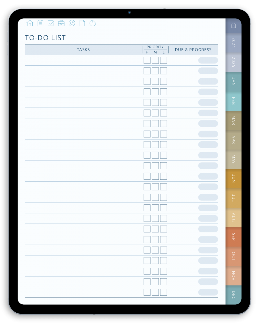 Download To-Do List Planner for iPad and Android Tablets
