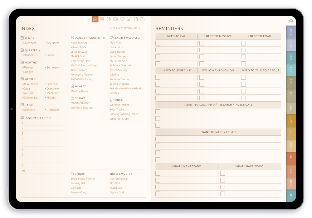 Plan Your Life with Ease | Digital Life Planner for Success