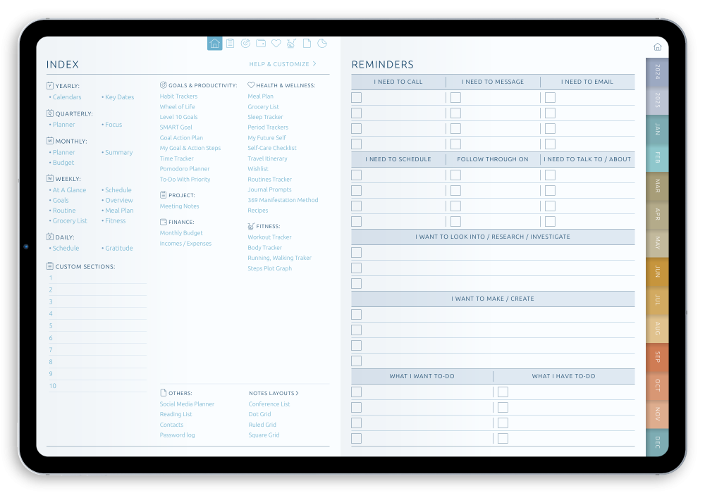 Plan Your Life with Ease | Digital Life Planner for Success