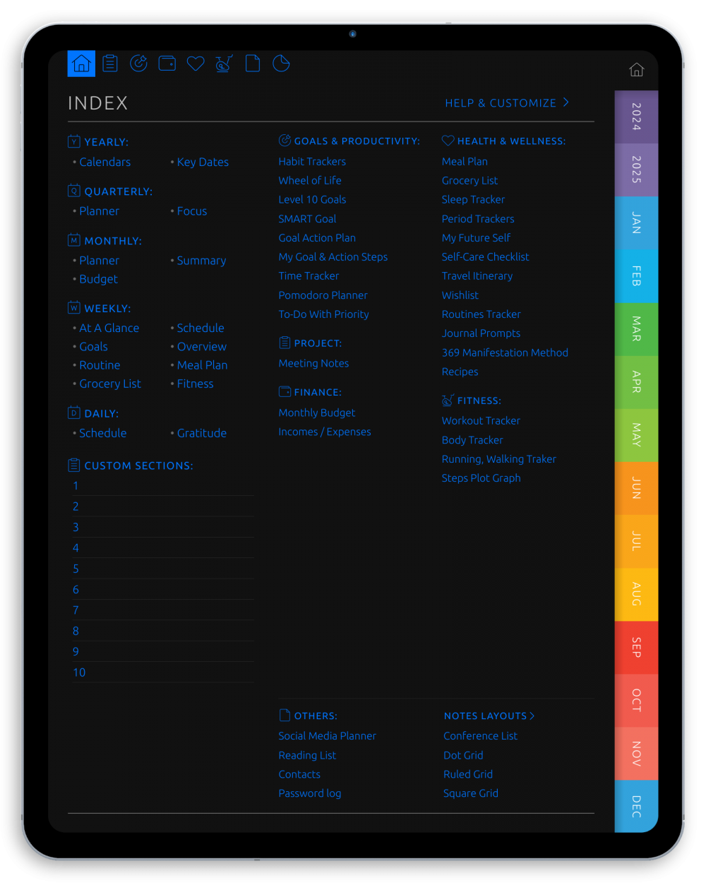 Plan Your Life with Ease | Digital Life Planner for Success
