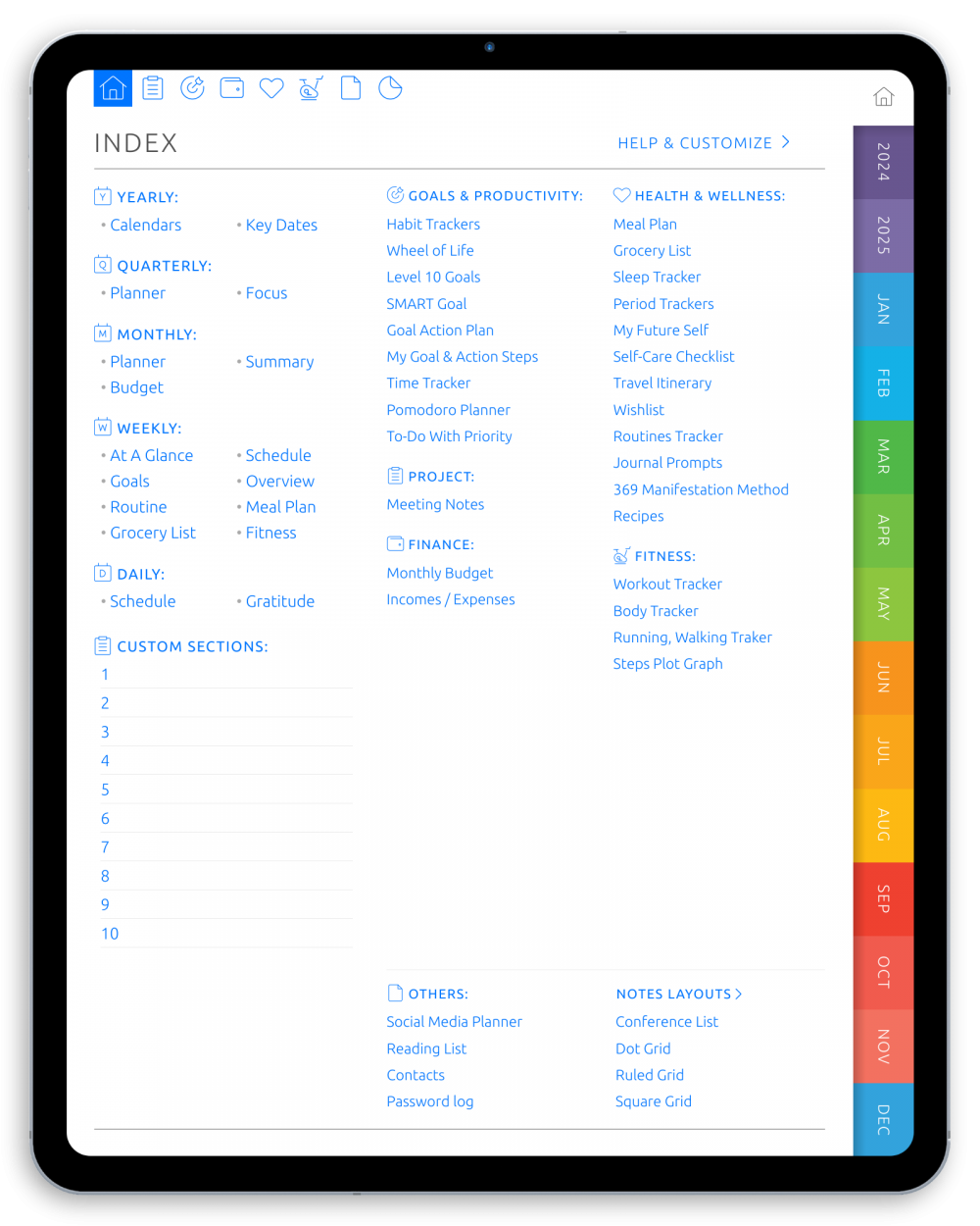 Plan Your Life with Ease | Digital Life Planner for Success