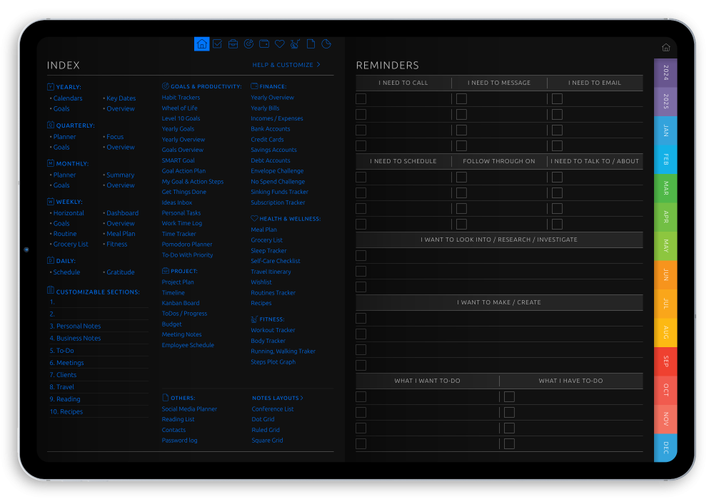 Download Digital Ultimate Planner for iPad/Android