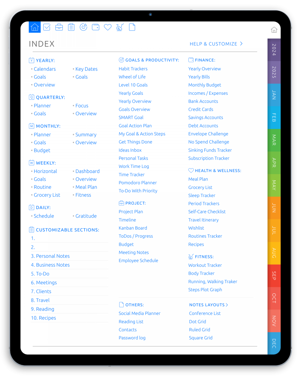 Download Digital Ultimate Planner for iPad/Android