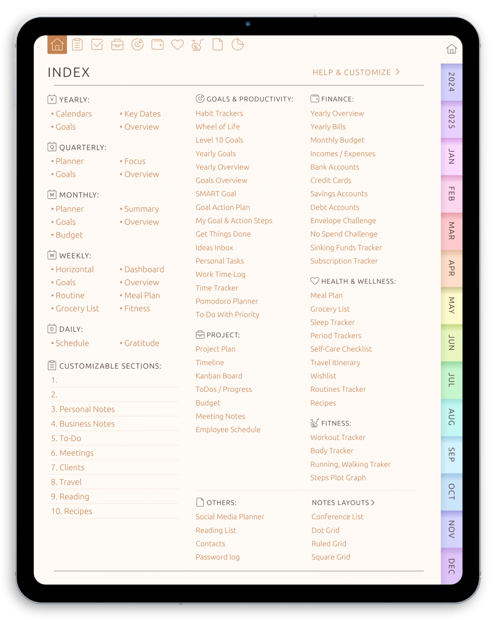 Download Digital Ultimate Planner for iPad/Android