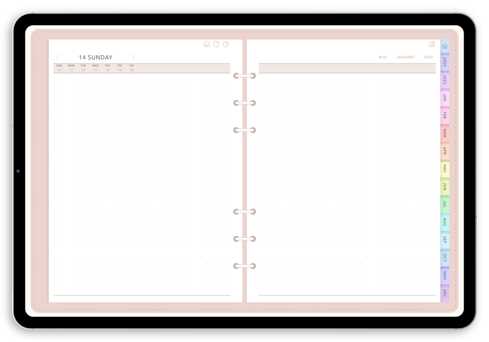 Download Dot Grid Digital Diary for iPad and Android Tablets