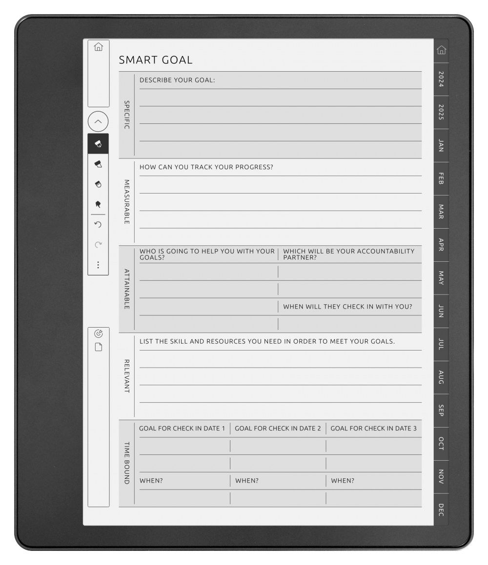 Download Kindle Scribe Goal Planner – Annual, Quarterly, Monthly ...