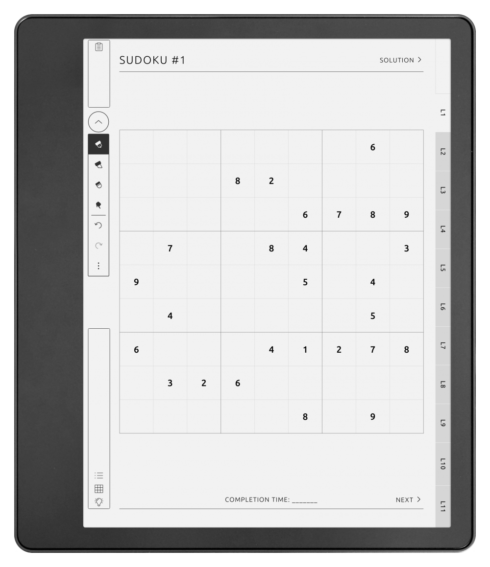 Download Kindle Scribe Sudoku Puzzles Hyperlinked PDF