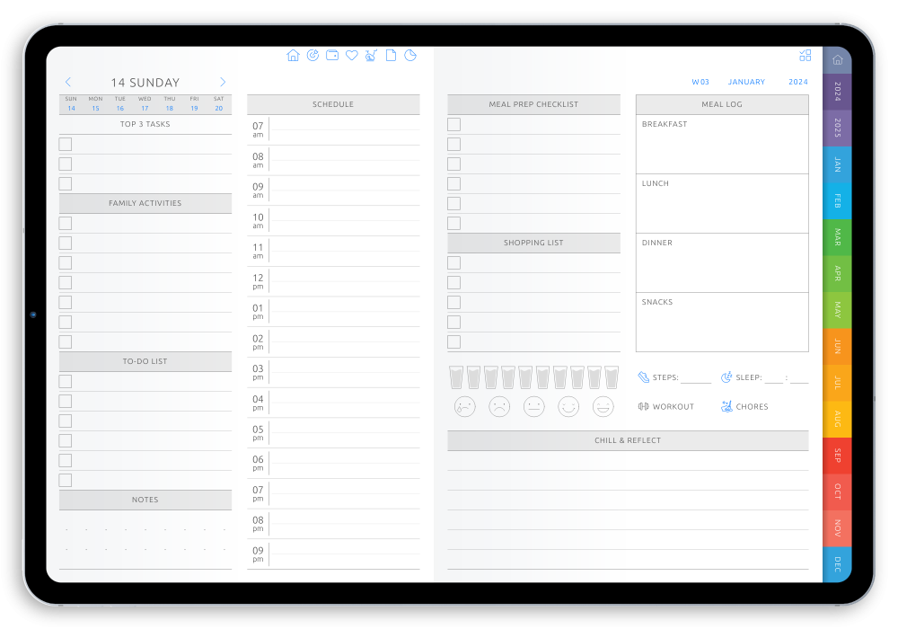 Mom's Digital Planner – Organize Family Life with Ease