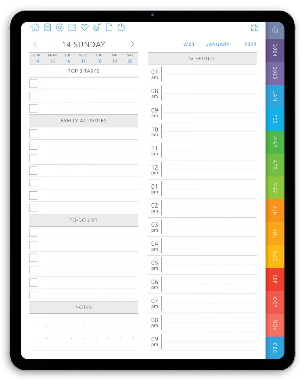 Mom's Digital Planner – Organize Family Life with Ease