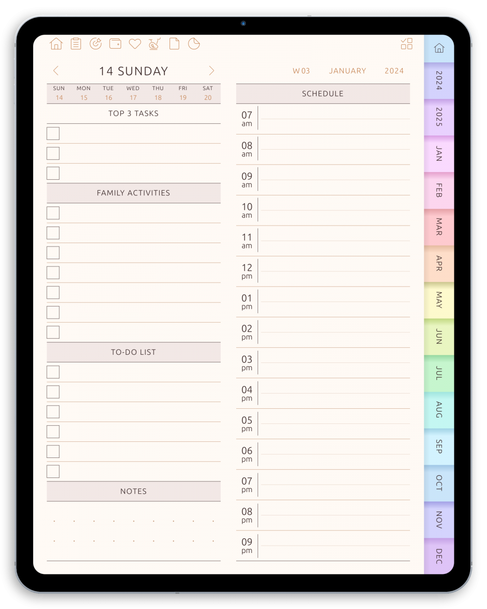 Mom's Digital Planner – Organize Family Life with Ease
