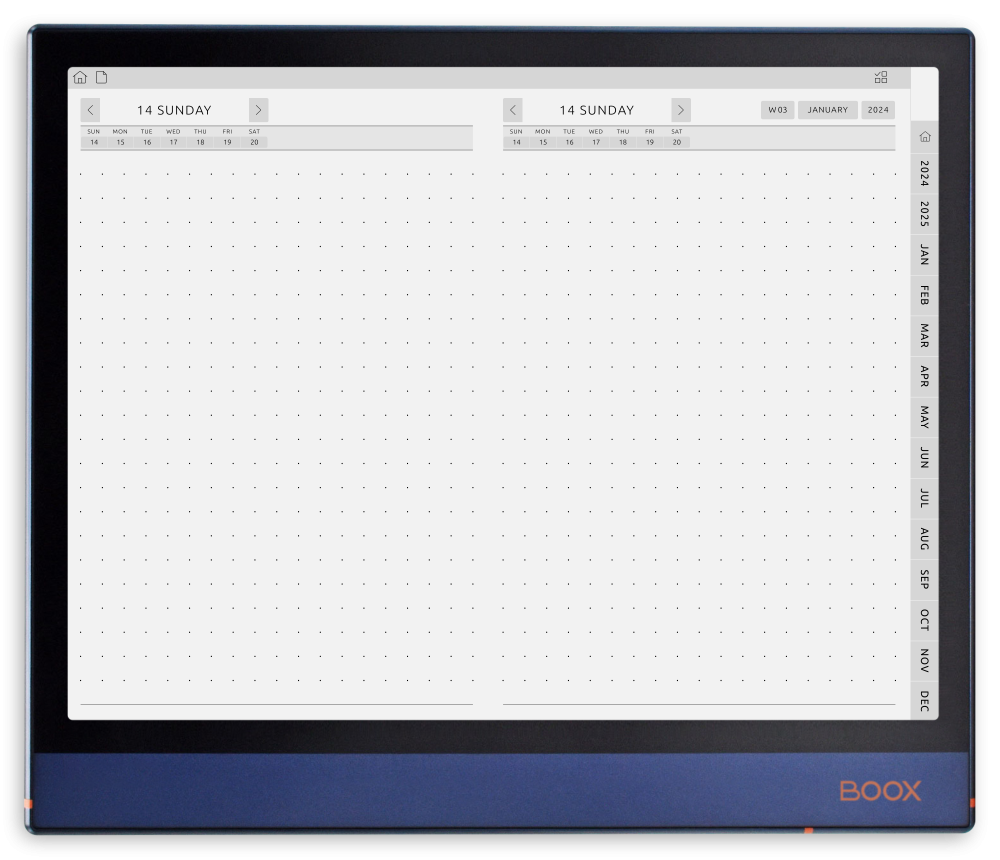 Download Onyx Boox Bullet Journal Hyperlinked PDF