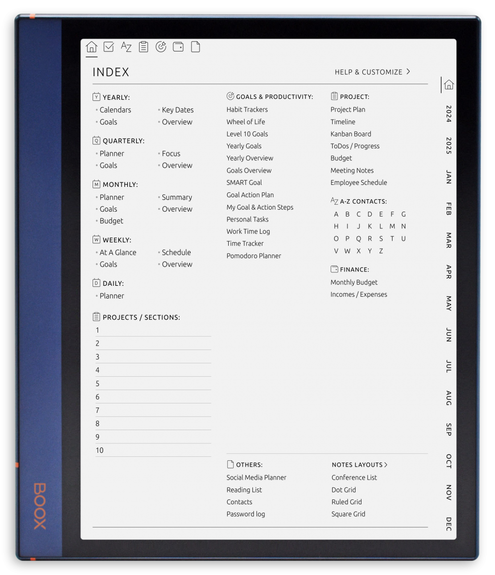 Download BOOX Note Business Planner