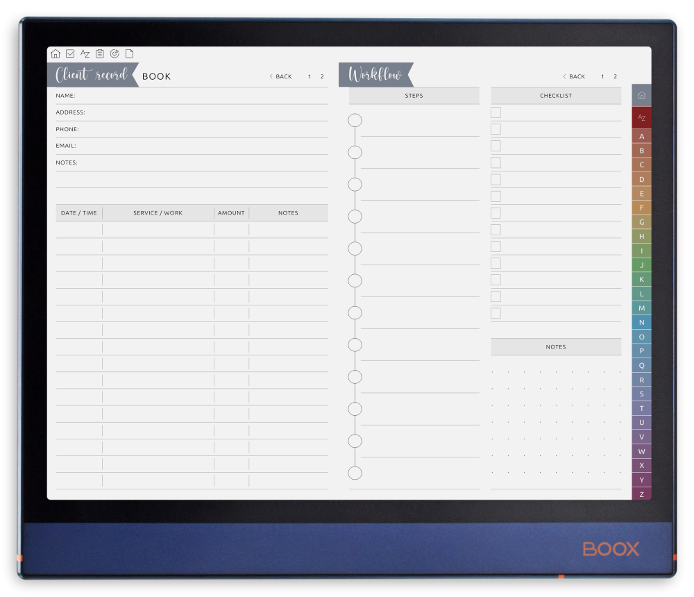 Download Digital Client Record Book for iPad & Android