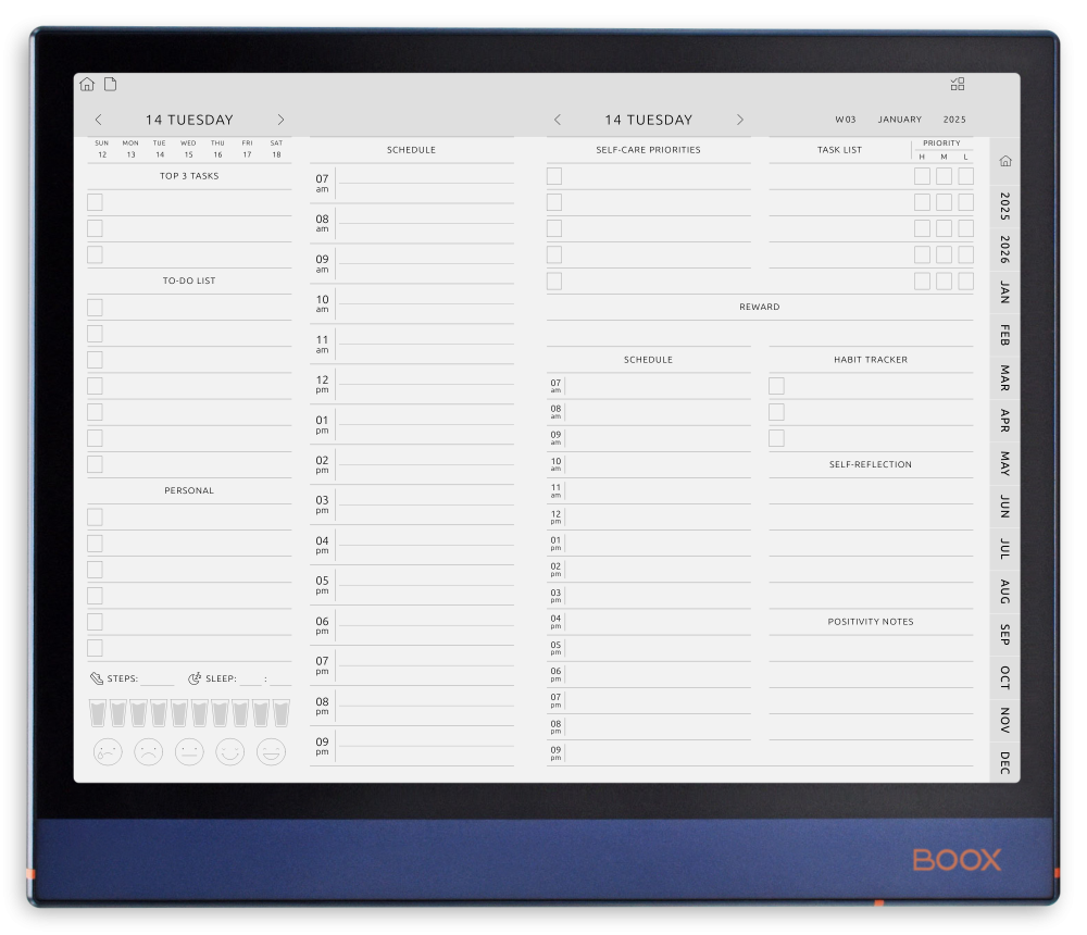 Download Daily Journal 2025 & 2026 for ONYX BOOX