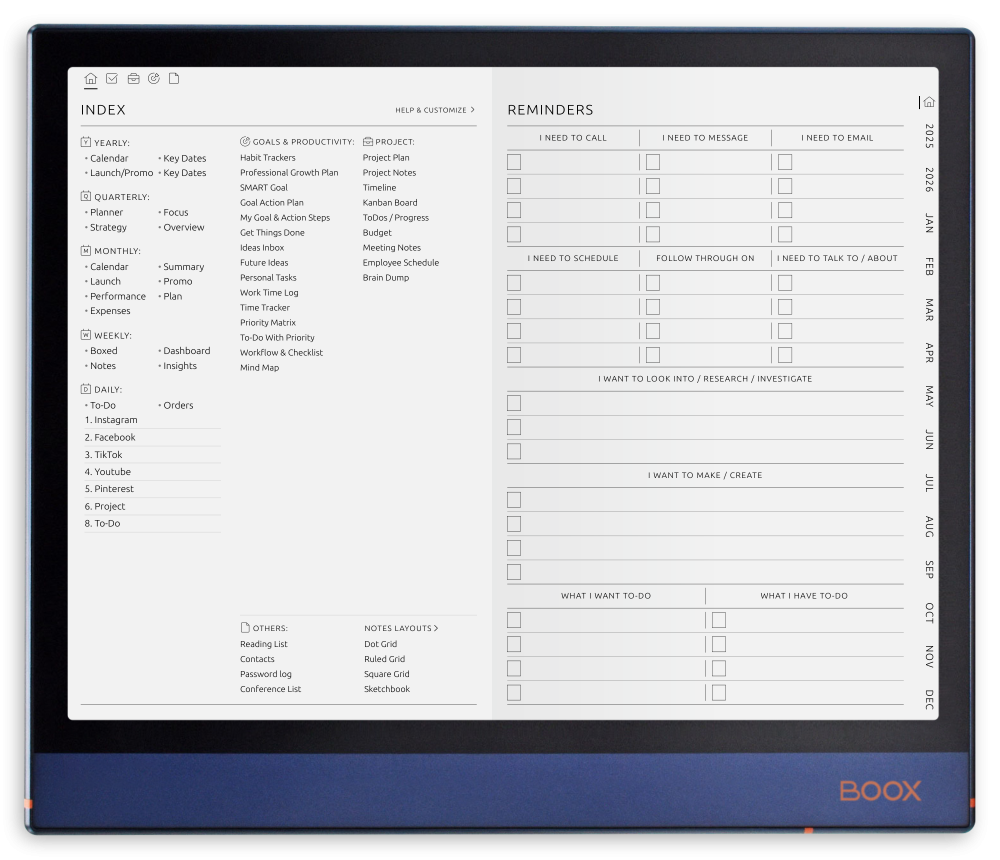 Download Digital Shop Planner for ONYX BOOX