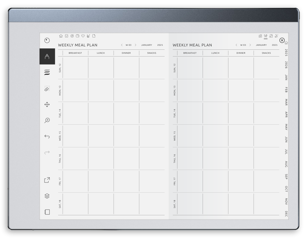Download Christian Planner for reMarkable 2 / Paper Pro