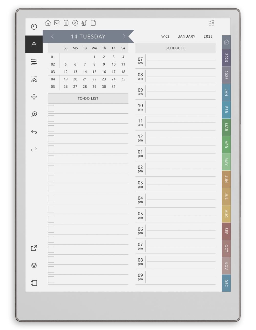 Download Work and Business Planner for reMarkable