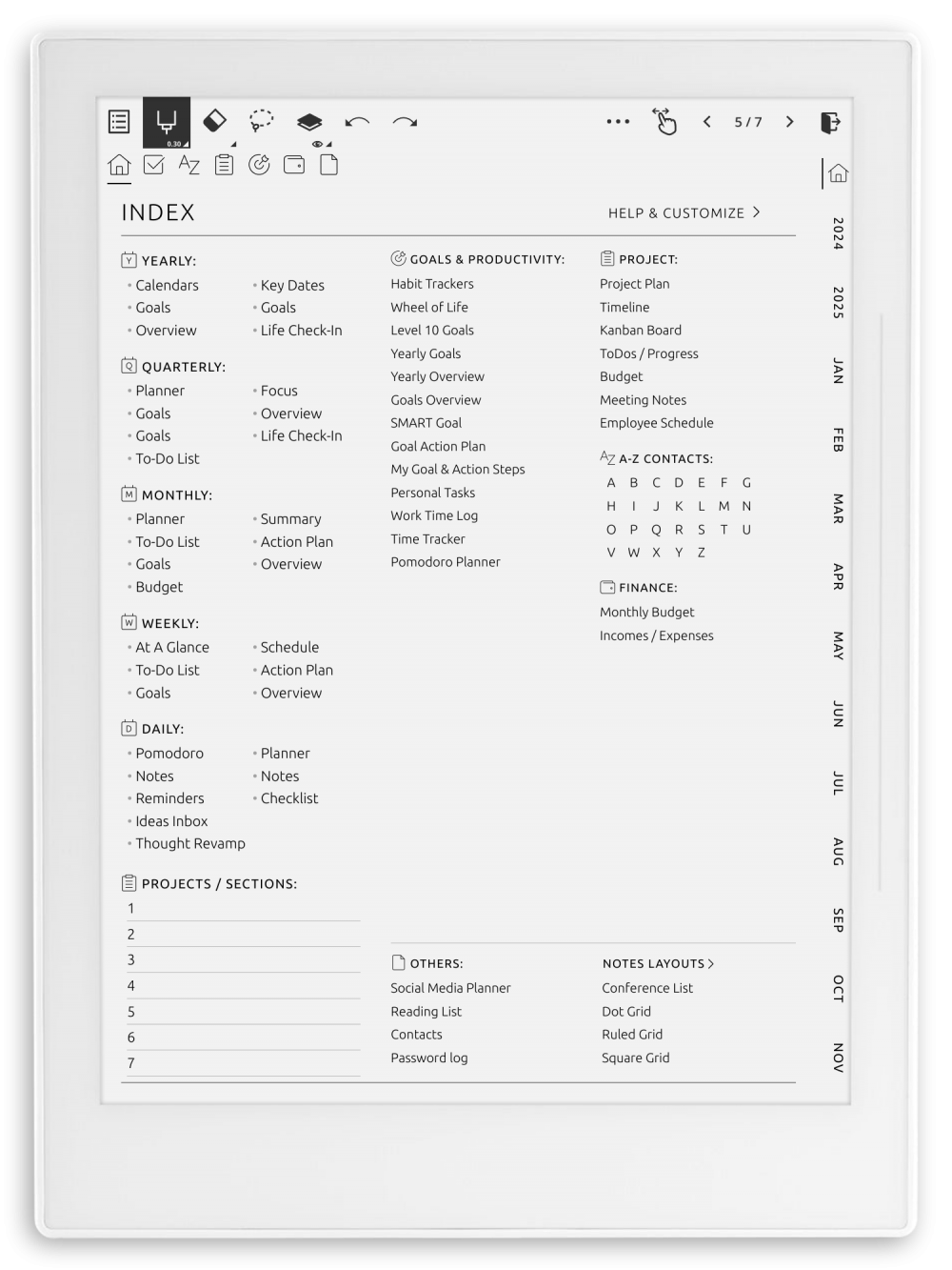 Download Supernote Work and Business Planner