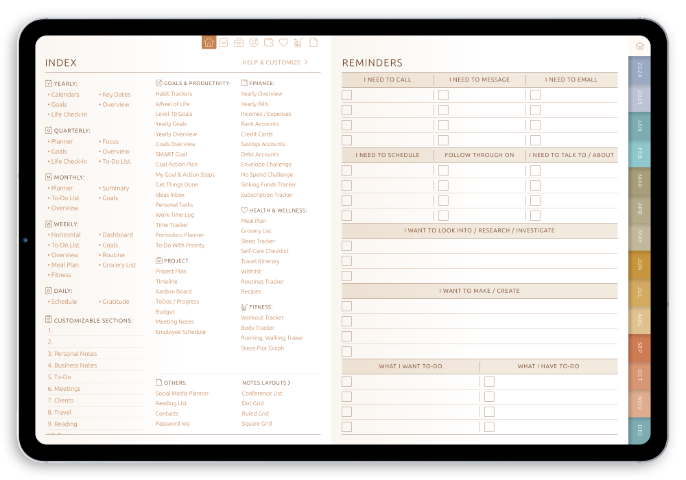 Download Digital Ultimate Planner for iPad/Android