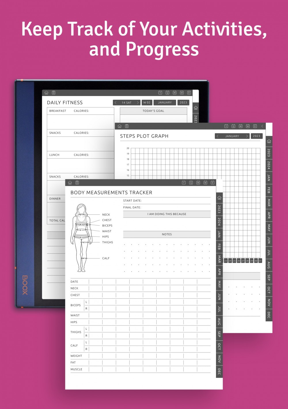 Download Wellness Planner PDF for Onyx Boox Tablets