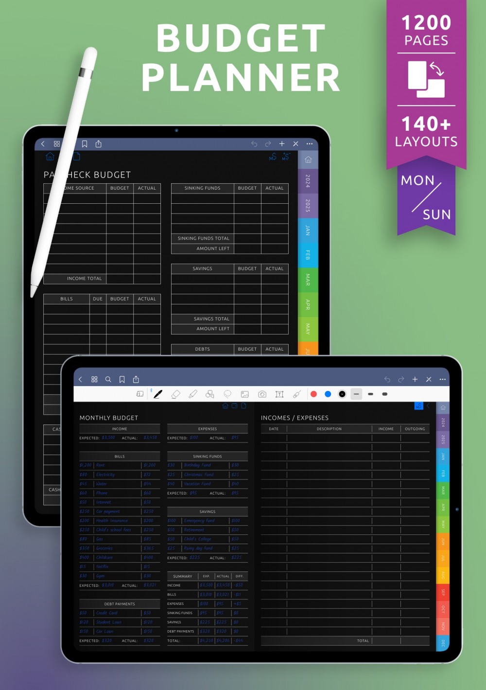 Download Digital Budget Planner for iPad, Android