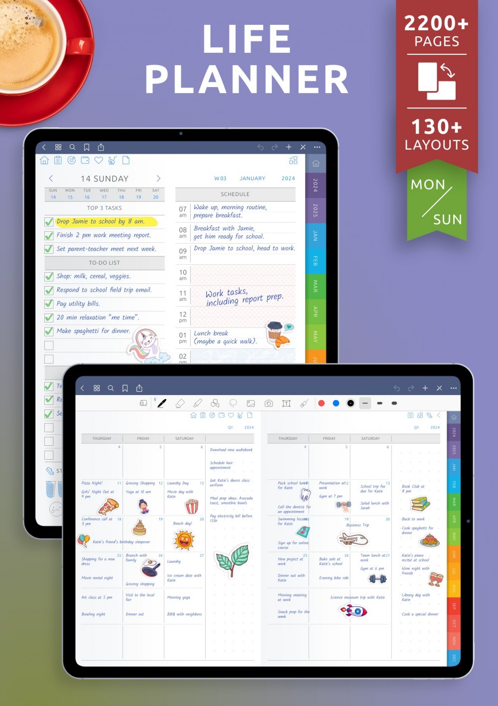 Plan Your Life with Ease | Digital Life Planner for Success