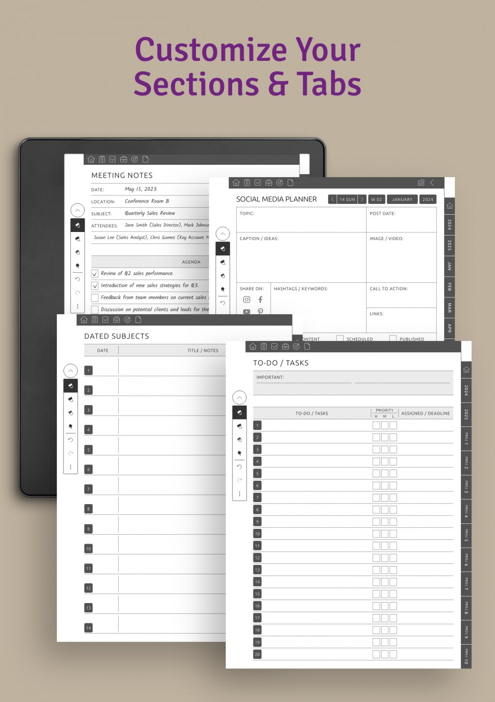 Download Kindle Scribe To-Do List Get Hyperlinked PDF