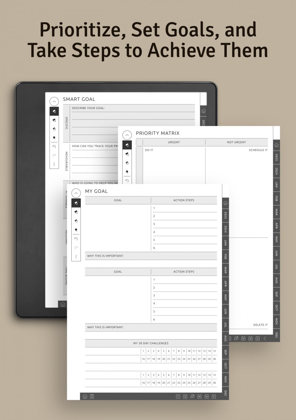 Kindle Scribe Gratitude Planner – Enhance Well-being & Productivity