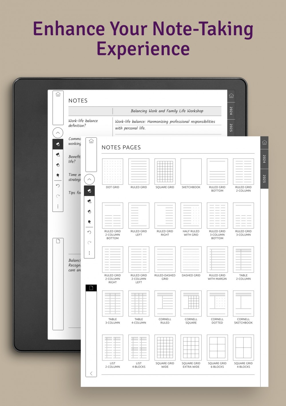Customizable Kindle Scribe Weekly Journal – Enhance Your Weekly Planning