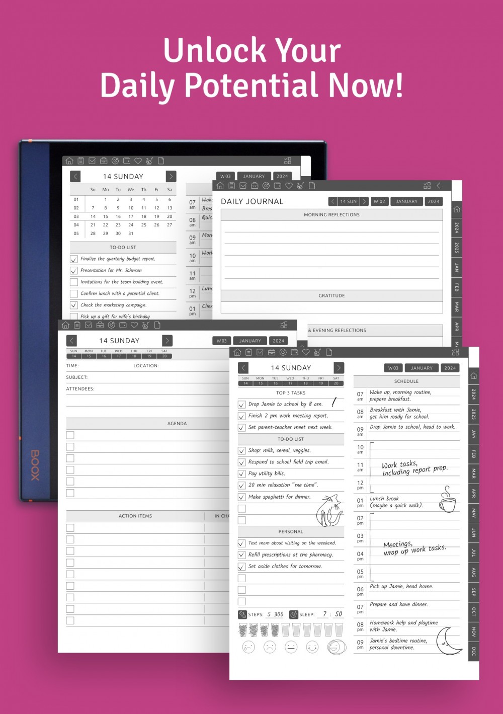 Download Ultimate Digital Planner for ONYX BOOX