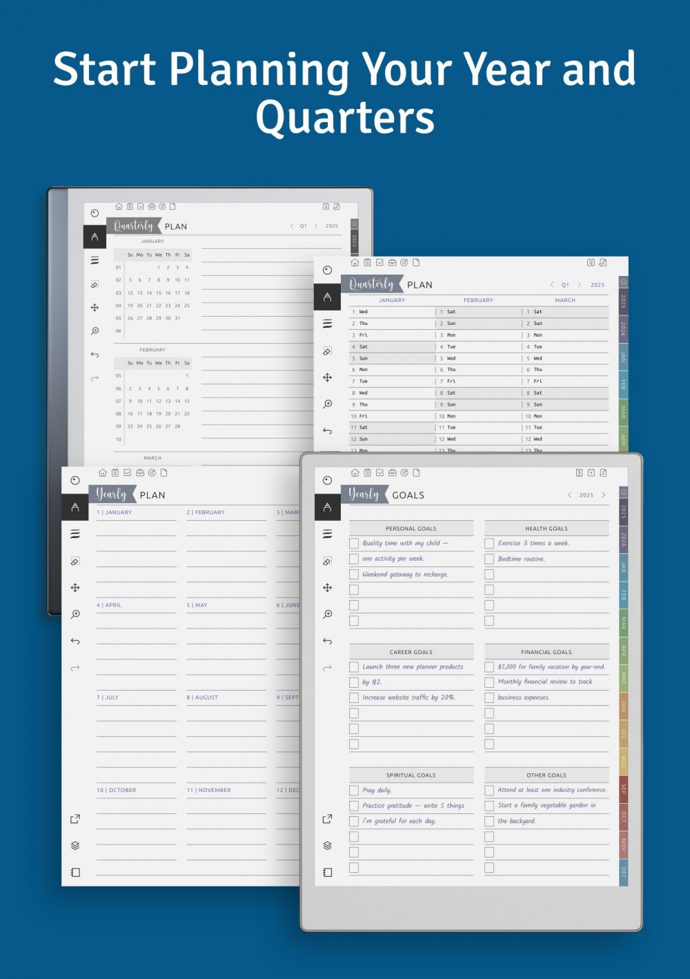 Download To-Do List for reMarkable 2026 - 2027 Hyperlinked PDF
