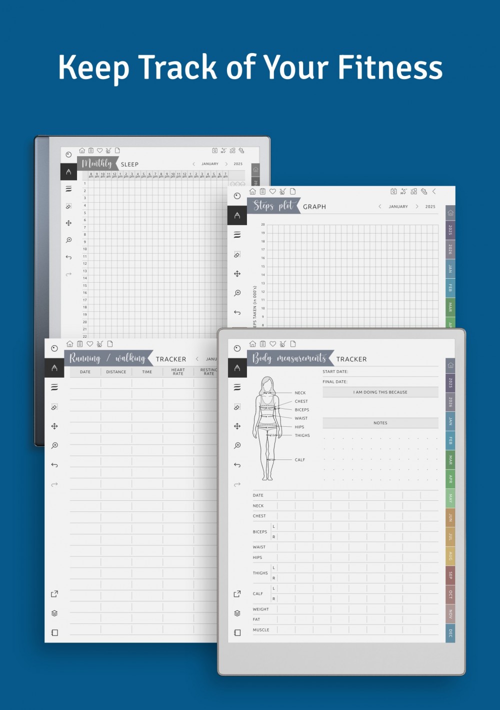 Meal Planner for reMarkable 2 / Paper Pro - Download PDF