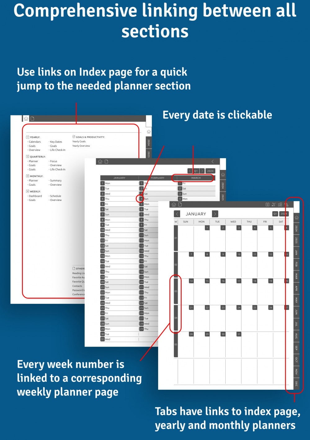 Weekly Journal for reMarkable – Customizable Digital Planner