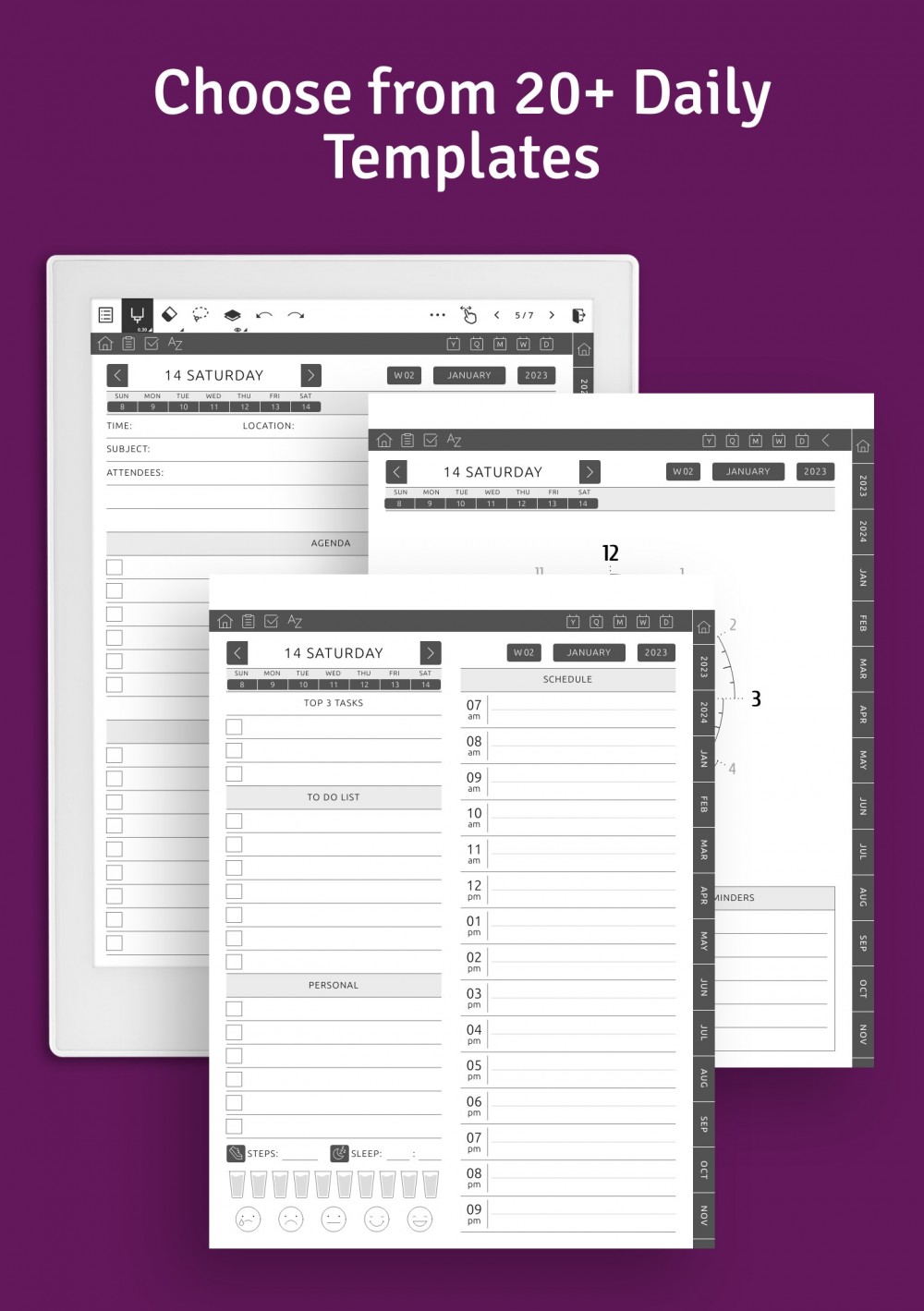 Download Business Meeting Notes PDF for Supernote A5 X & A6 X