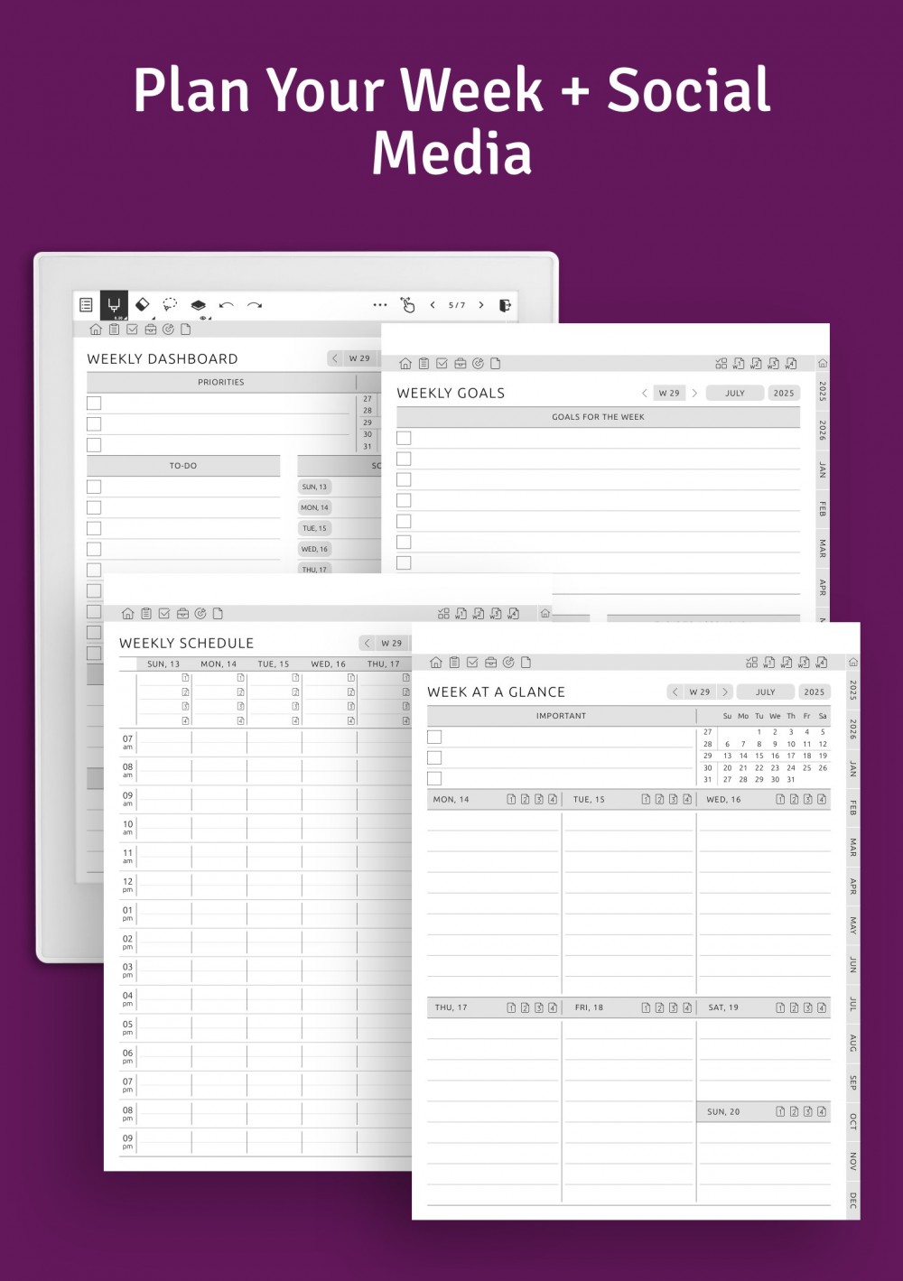 Download Supernote Digital Shop Planner – Etsy Seller Organizer