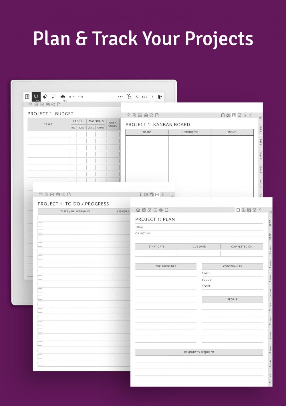 Download Supernote Digital Shop Planner – Etsy Seller Organizer