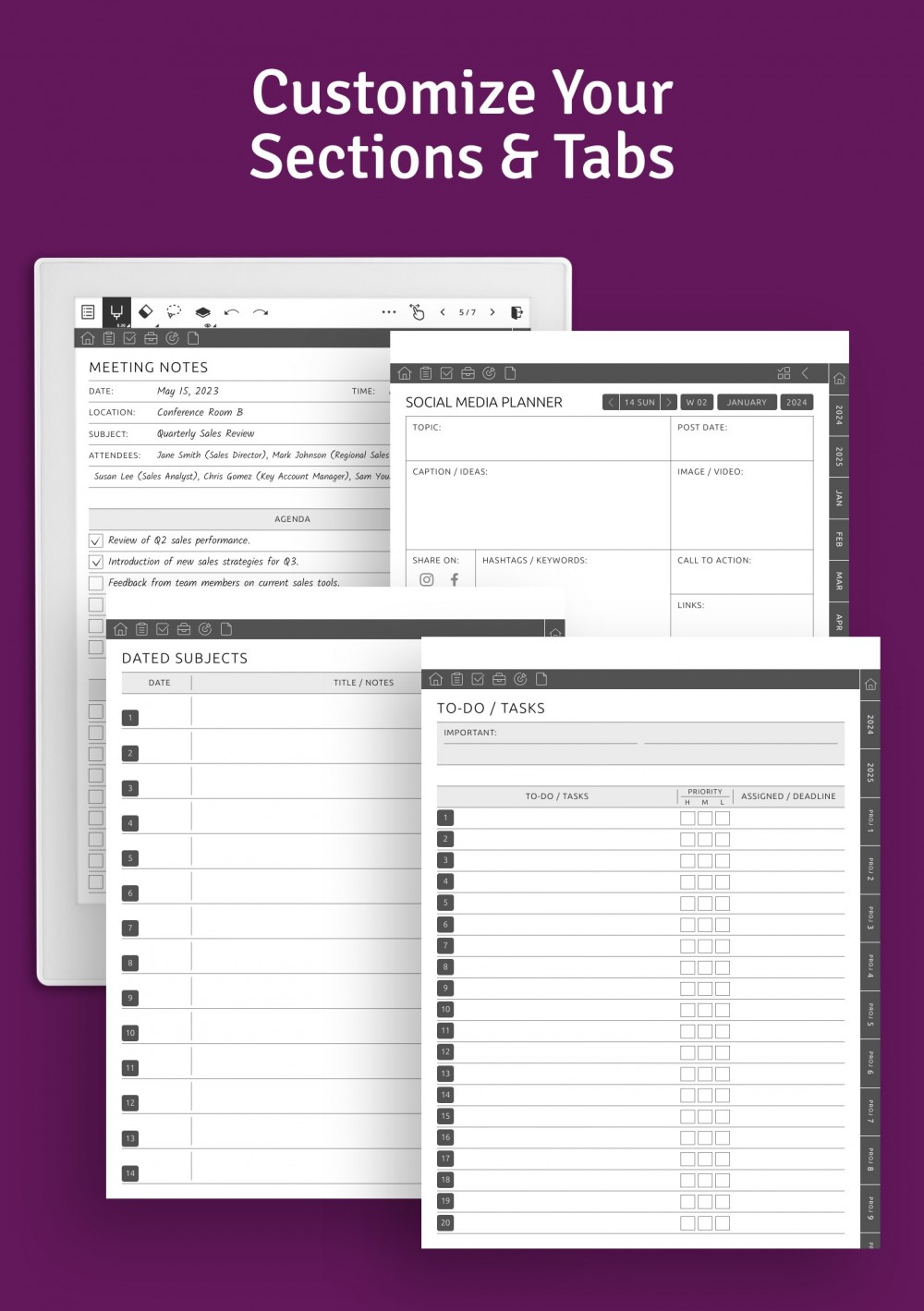 Download Supernote To-Do List Get Hyperlinked PDF