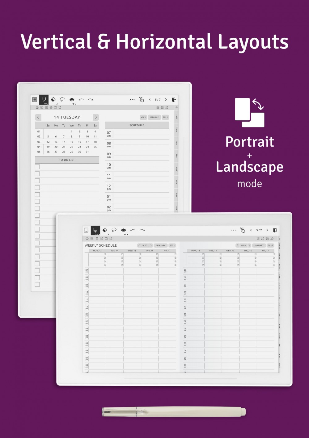 Download Supernote Goal Planner – Digital Goal Tracker with SMART Templates