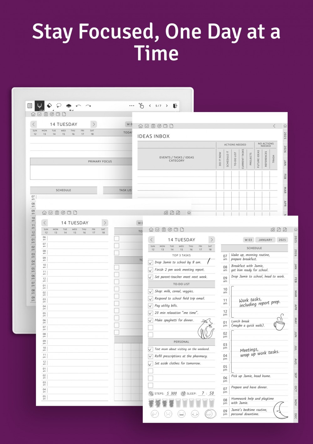 Download Supernote Goal Planner – Digital Goal Tracker with SMART Templates