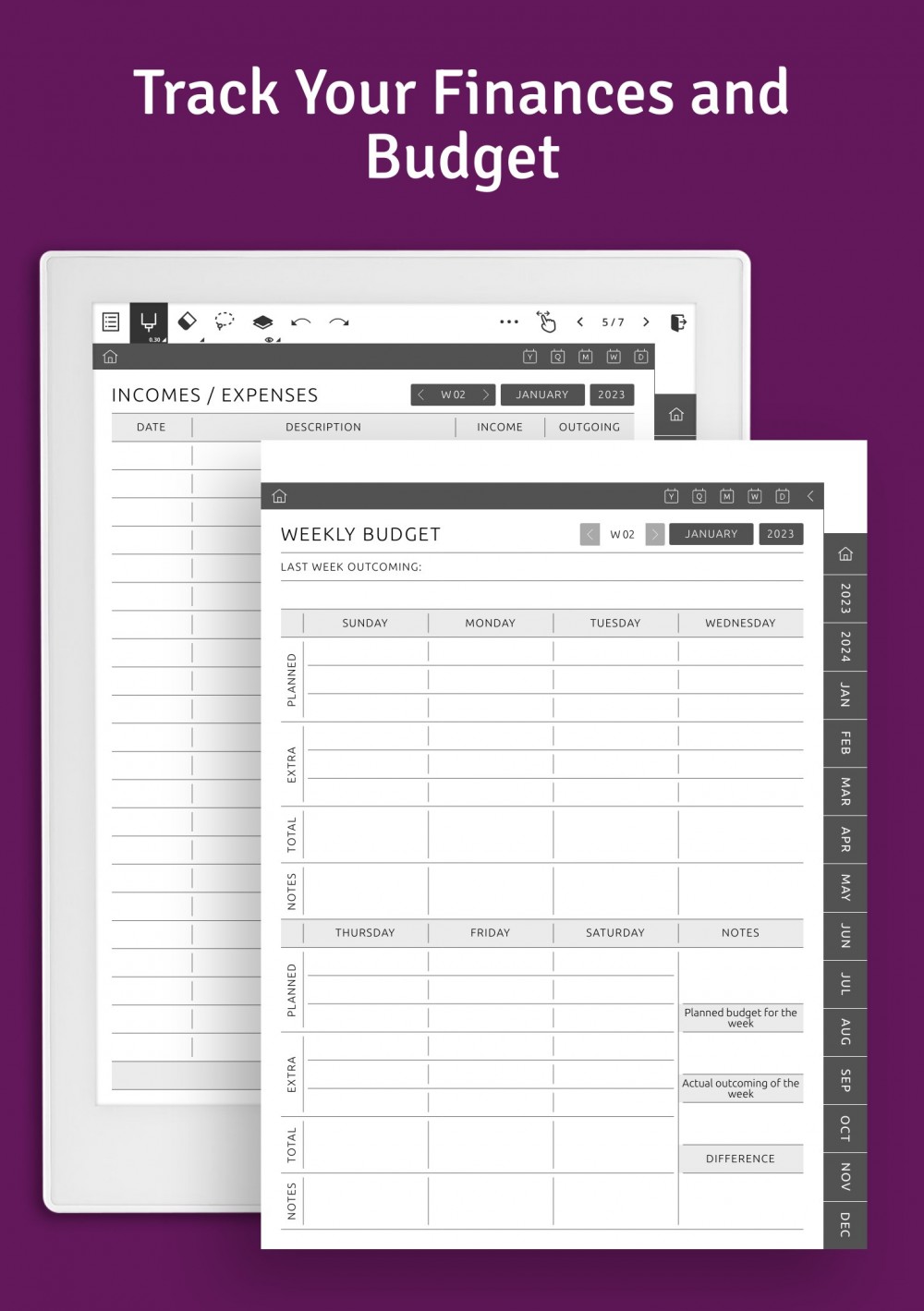 Download Supernote Meeting Notes Hyperlinked PDF