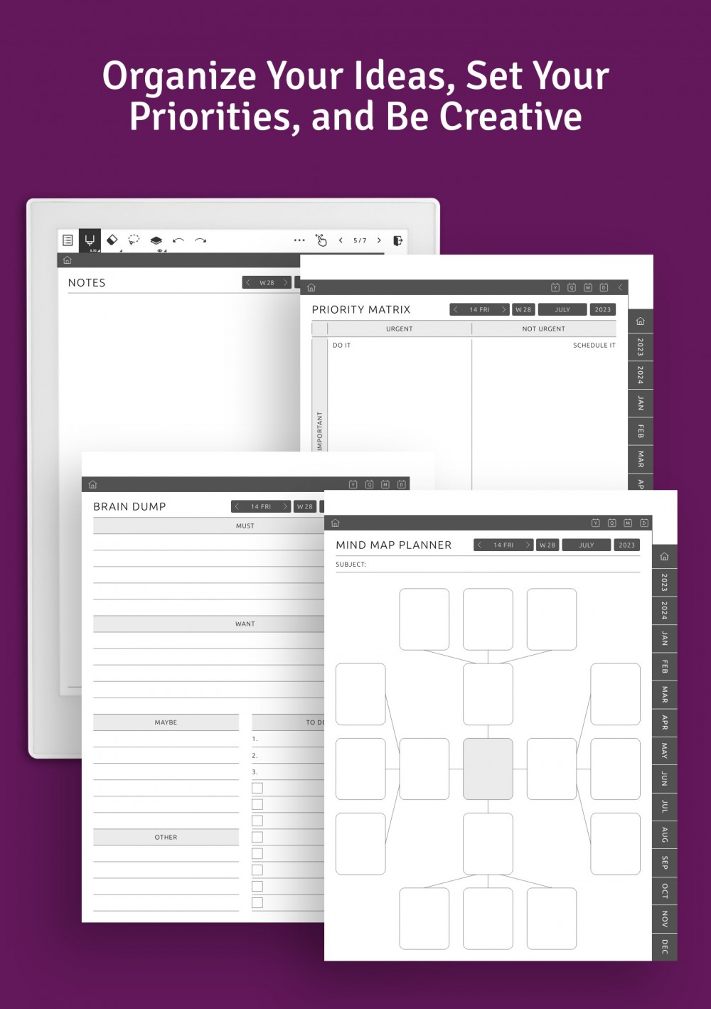 Download Supernote Meeting Notes Hyperlinked PDF