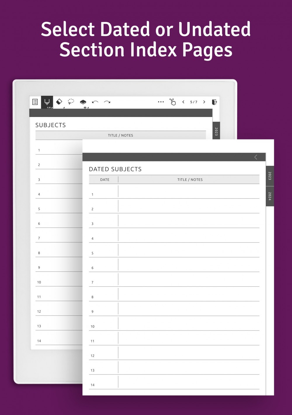Download Supernote Ultimate Custom Section Book PDF