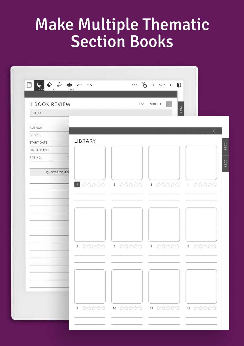 Download Supernote Ultimate Custom Section Book PDF