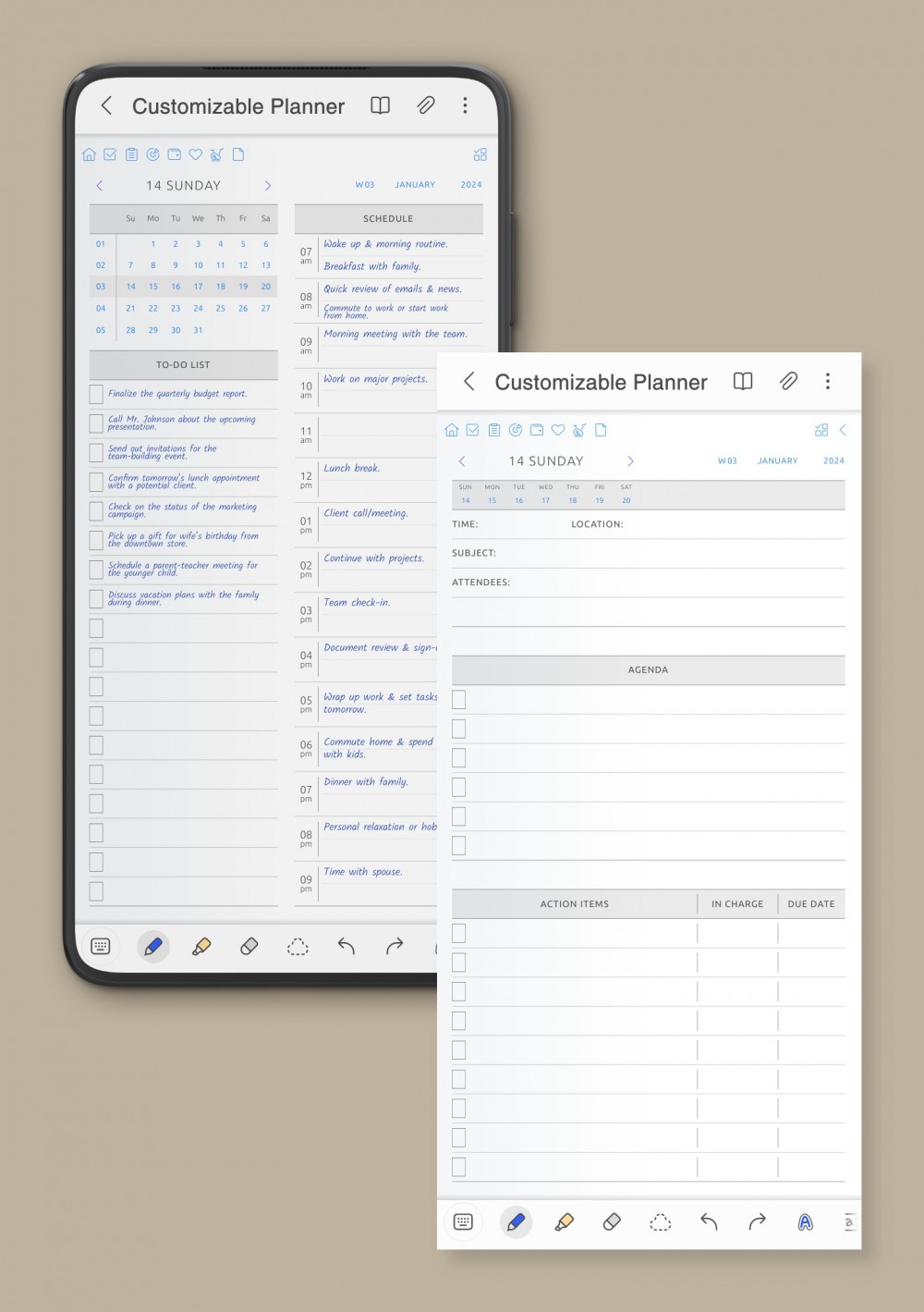 Download Digital Planner for Phone: Samsung, Android, iPhone