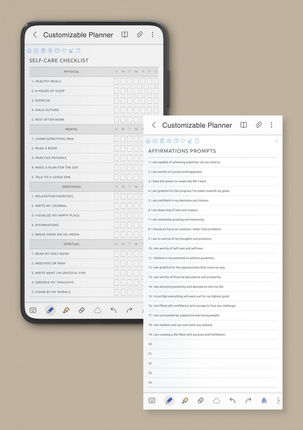 Download Digital Planner for Phone: Samsung, Android, iPhone