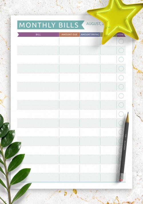 Monthly Planner Templates - Get Printable PDF