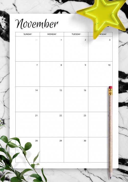Calendar Schedule Templates