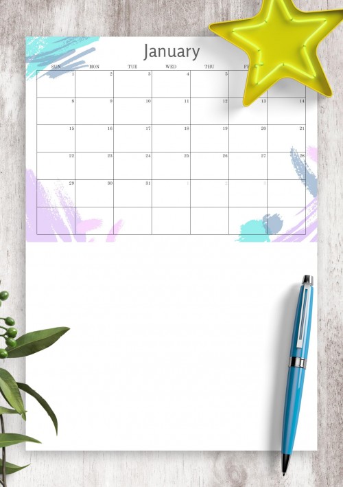 December 2021 Calendar - Download Printable Templates PDF