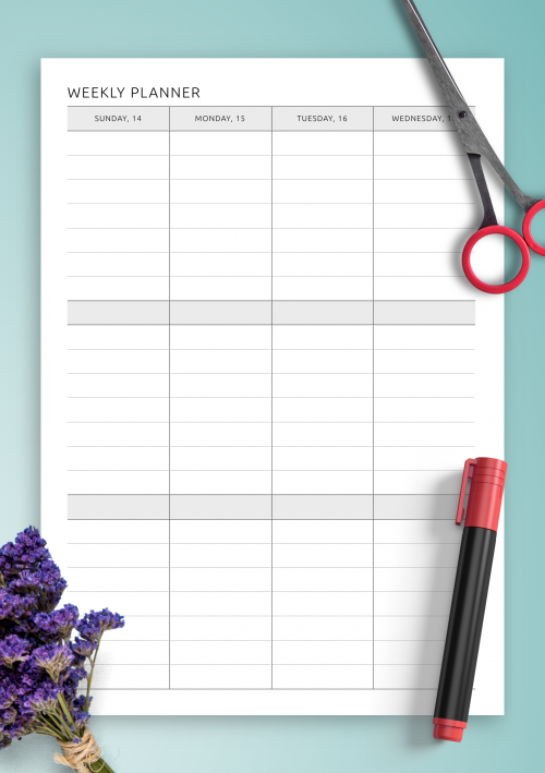 Download Printable 52 Week Savings - Floral Style PDF